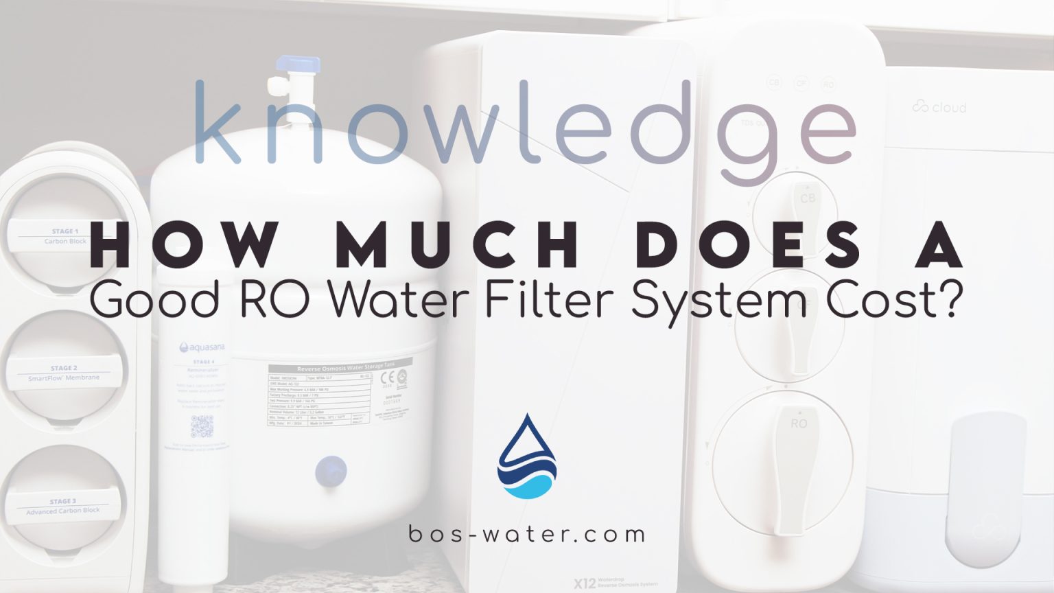 How Much Does a Good Reverse Osmosis System Cost?